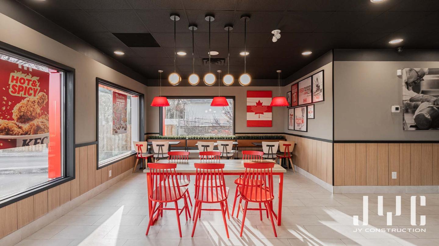Toronto Commercial Renovation - KFC & Taco Bell | JY Construction
