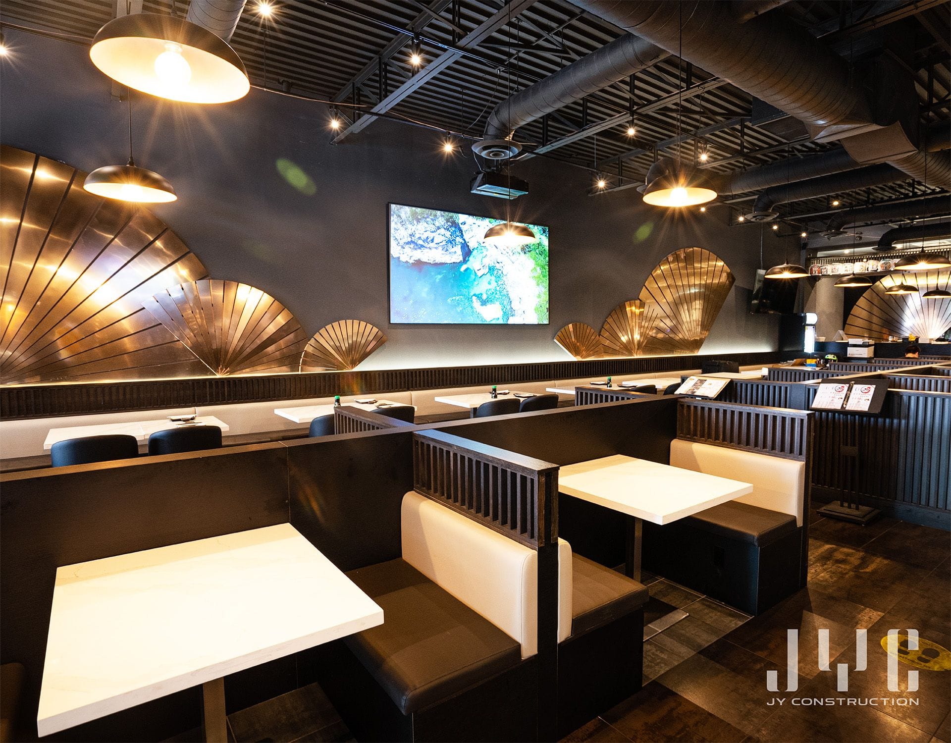 North York Japanese Restaurant Design - Kung Fu Sushi | JY Construction