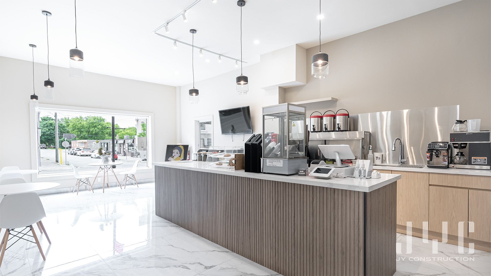 Uxbridge Bubble Tea Shop Renovation - Mani Tea Shop | JY Construction