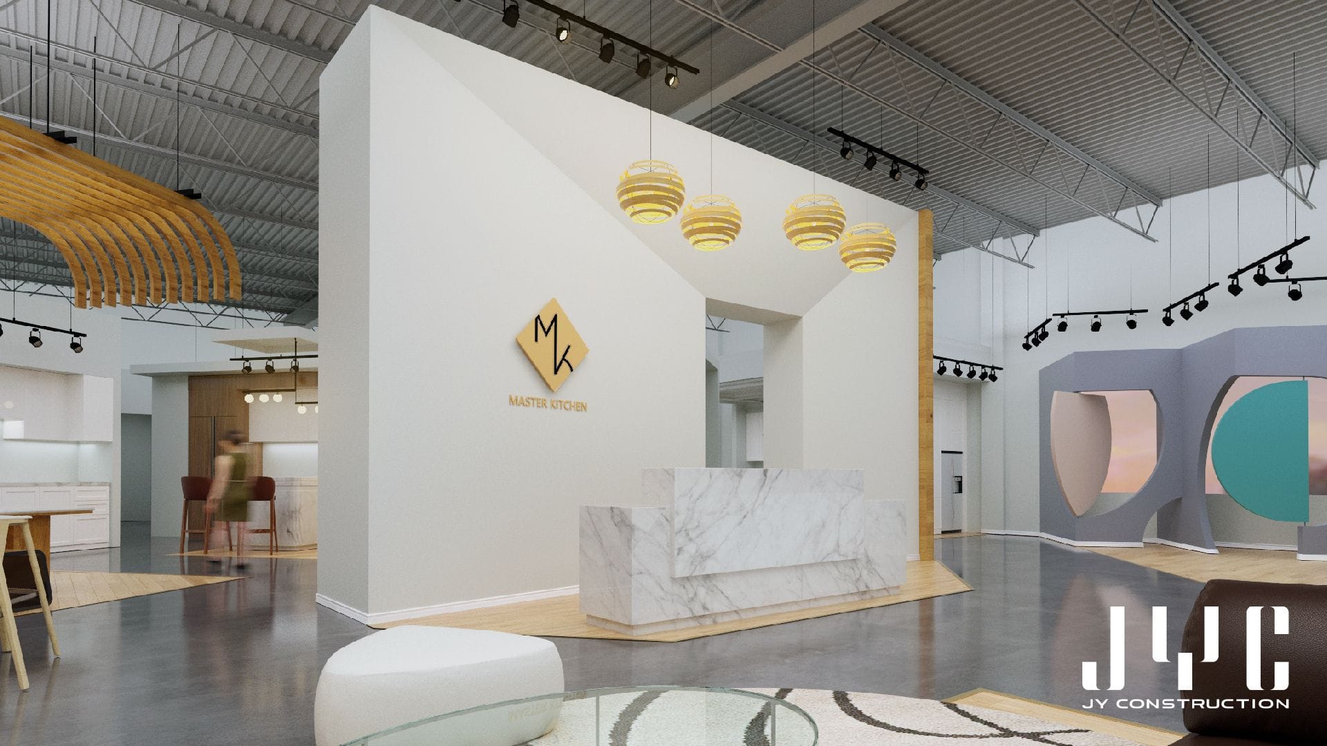 Toronto Corporate Showroom Renovation - Master Kitchen Countertop ...