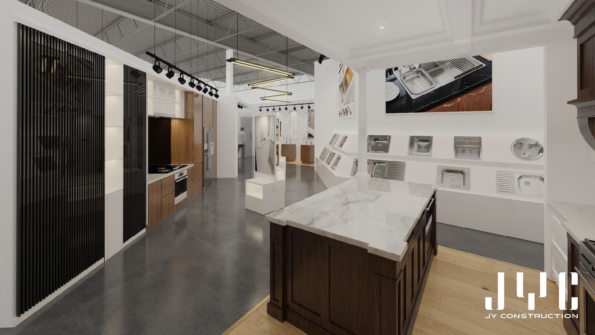 Toronto Corporate Showroom Renovation - Master Kitchen Countertop ...