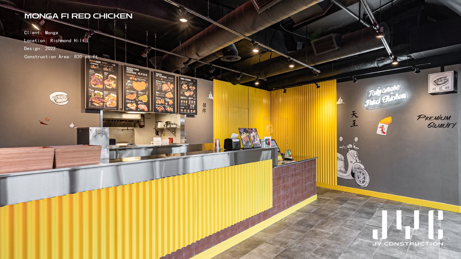 Richmond Hill Fried Chicken Restaurant Commercial Renovation - Monga ...