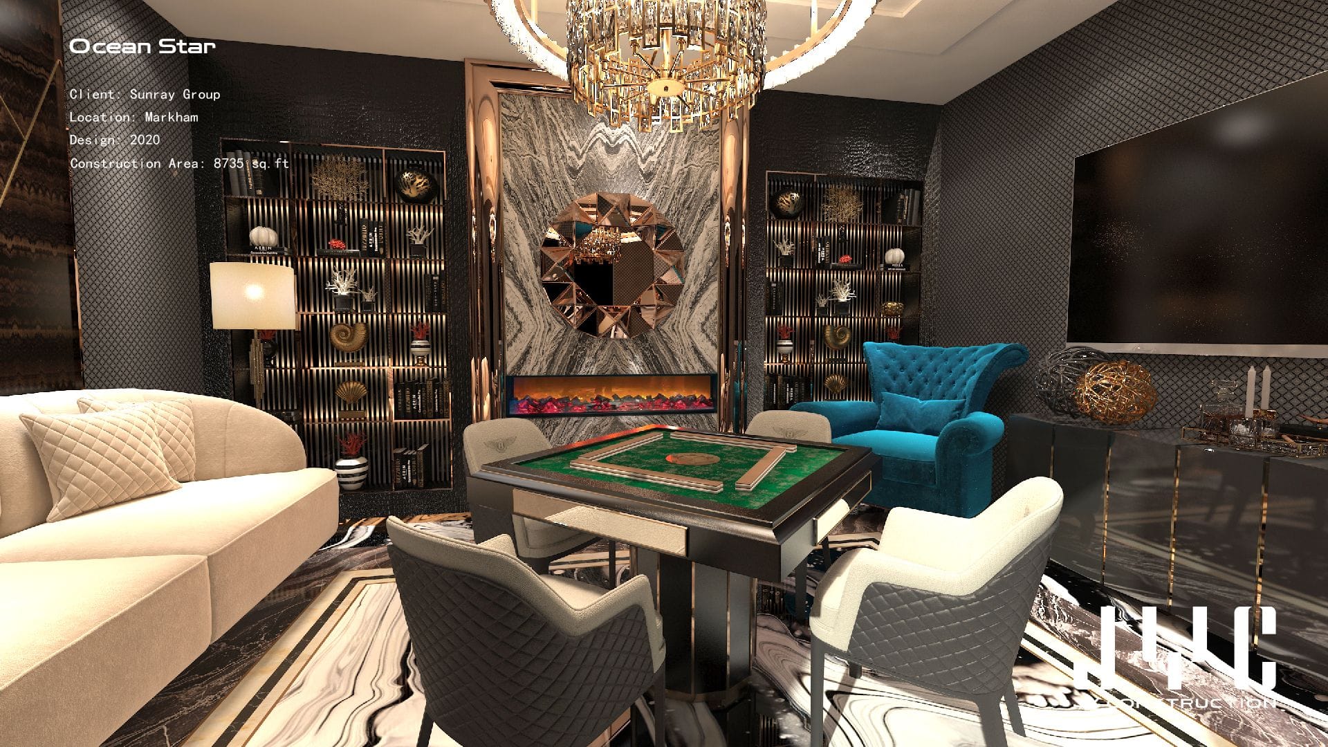 Markham Luxurious Entertainment Club Commercial Renovation - Ocean Star ...