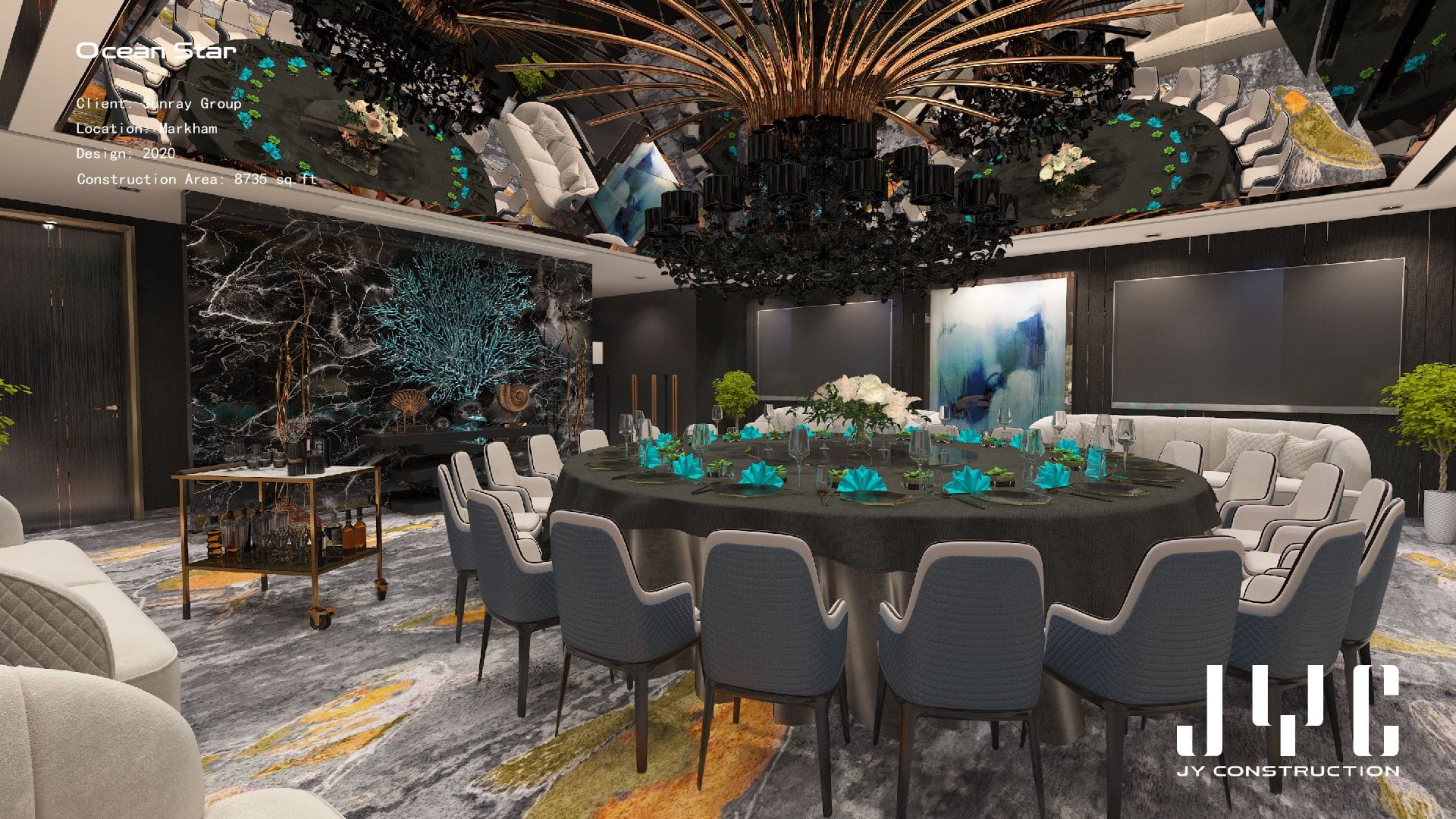 Markham Luxurious Entertainment Club Commercial Renovation - Ocean Star ...