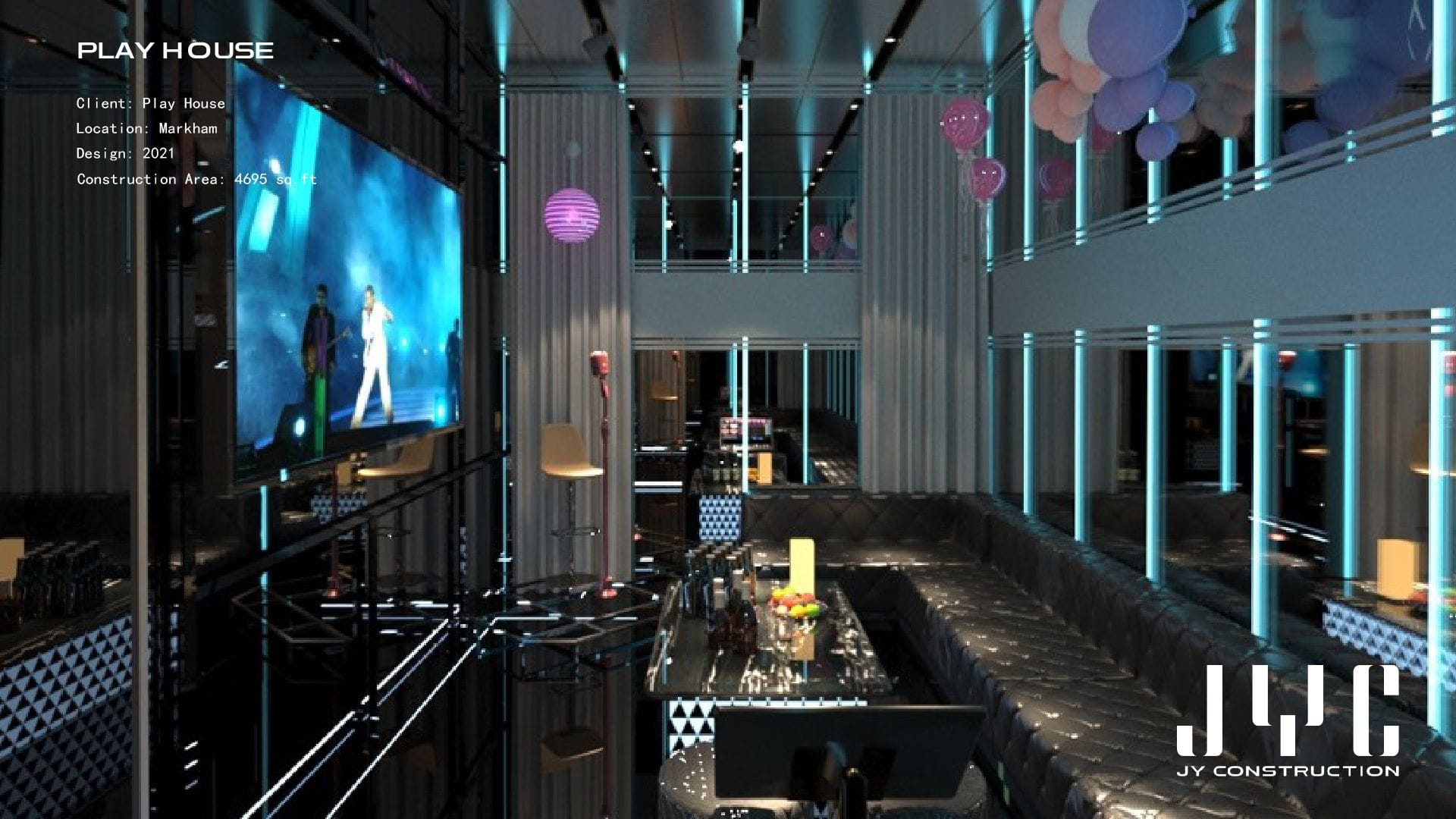 Markham Entertainment Club Commercial Renovation - Play House | JY ...