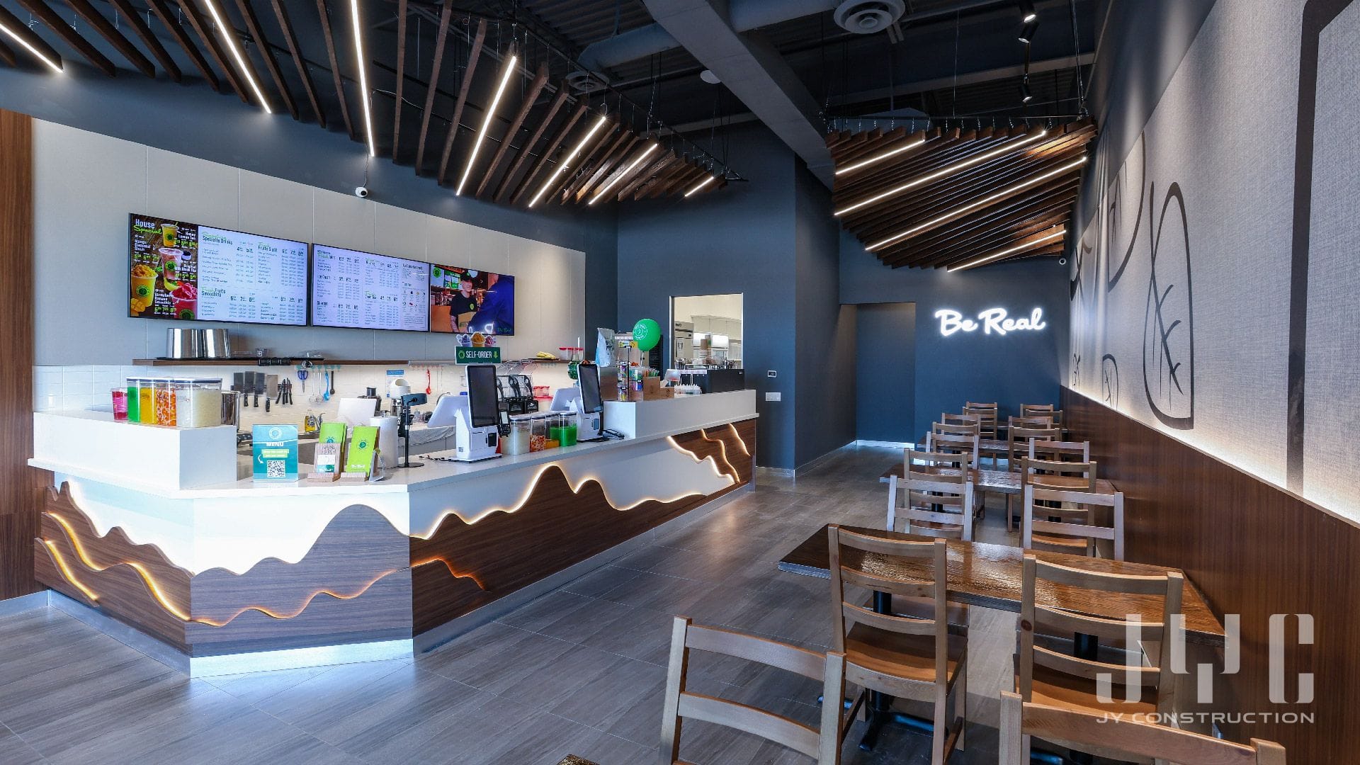 Aurora Milk Tea Shop Construction Design—REAL FRUIT BUBBLE TEA AURORA ...