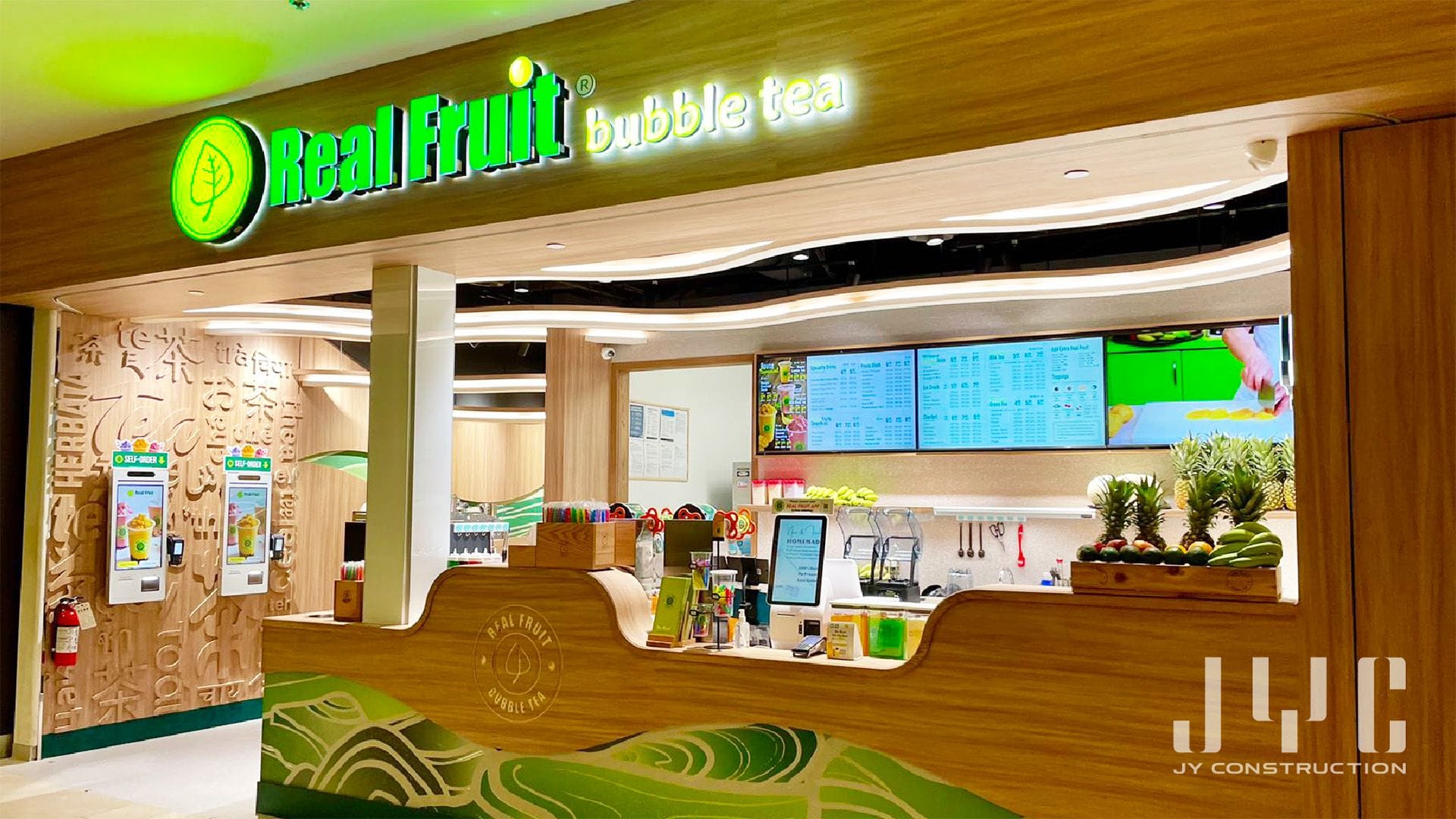 St. Catharines Bubble Tea Shop Construction Design - REAL FRUIT BUBBLE ...