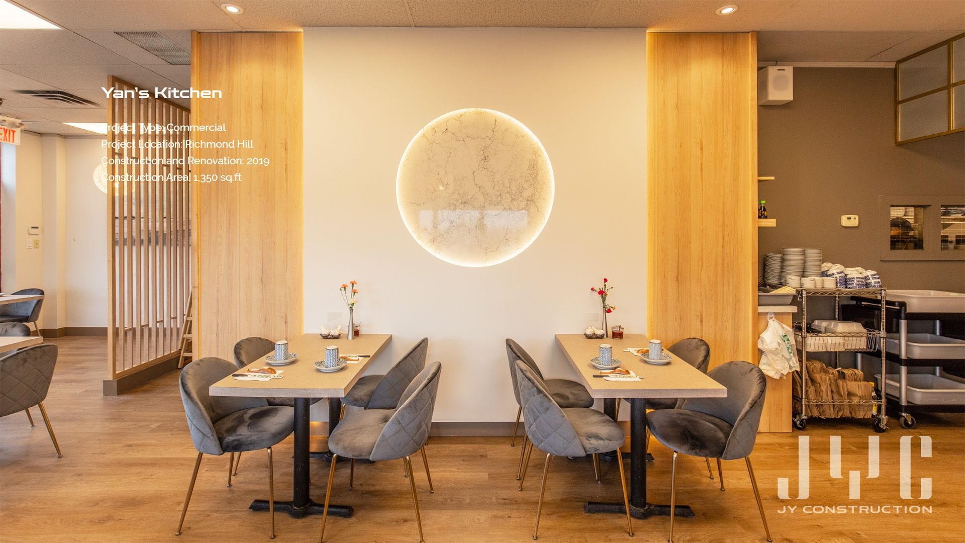 Richmond Hill Chinese Restaurant Renovation - Yan's Kitchen | JY Construction