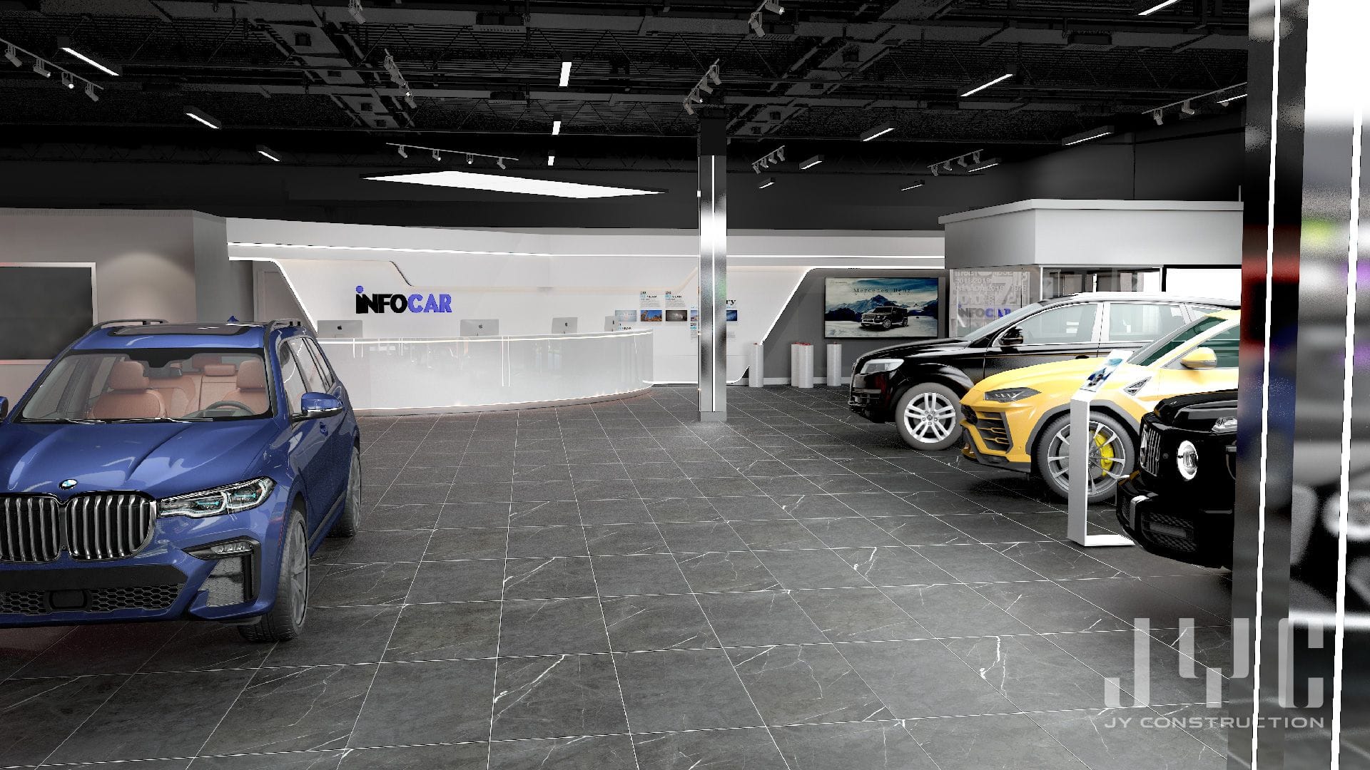Markham Auto Industry Commercial Design - INFOCAR | JY Construction