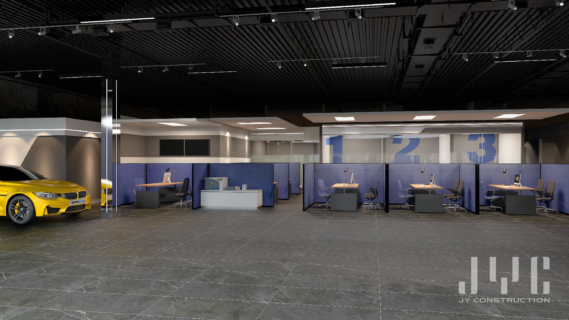 Markham Auto Industry Commercial Design - INFOCAR | JY Construction