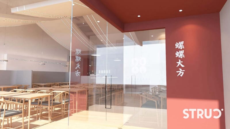 Rice Noodle Restaurant Design | Struc. Design+Build